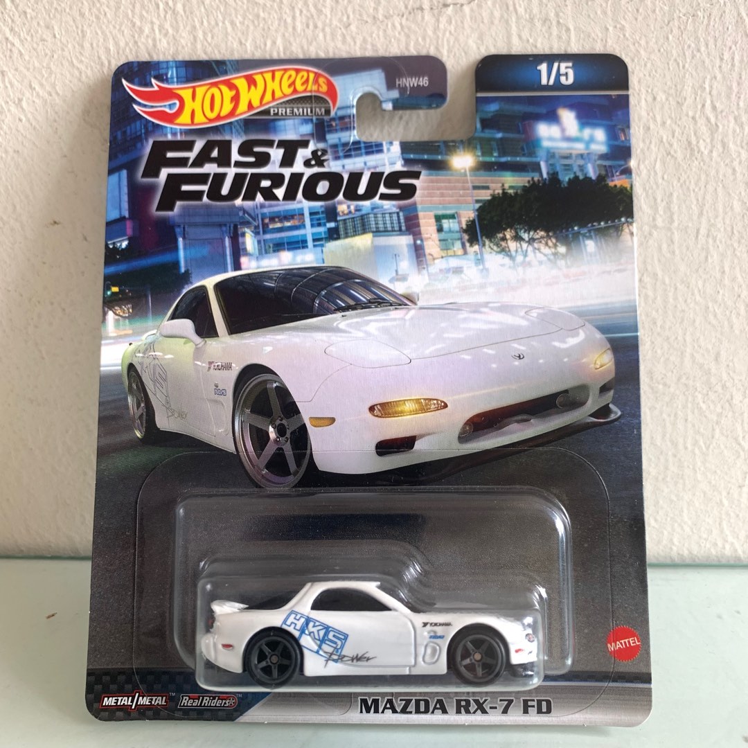 Mazda RX7 HKS fast furious hotwheels, Hobbies & Toys, Toys & Games on ...