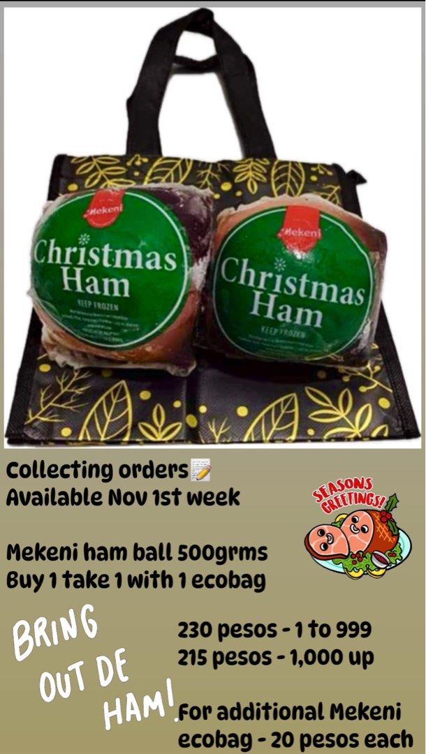 Mekeni ham ball 500grms Buy 1 take 1, Food & Drinks, Chilled & Frozen ...