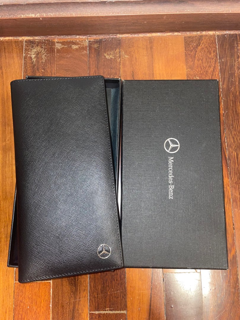 Mercedes Benz Bifold Travel Wallet, Luxury, Bags & Wallets on Carousell