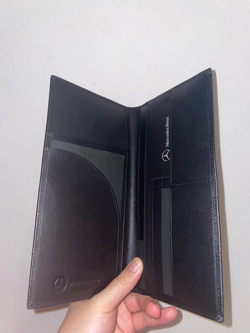 Mercedes Benz Bifold Travel Wallet, Luxury, Bags & Wallets on Carousell