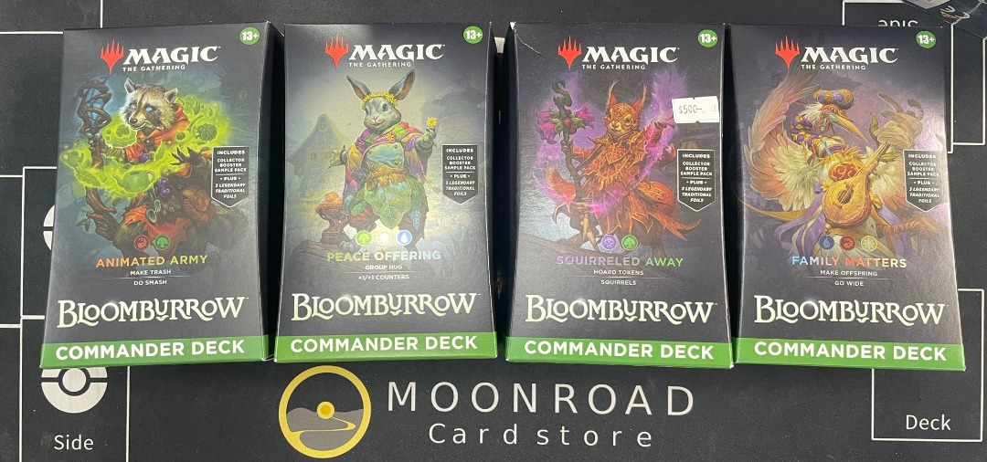 MTG BloomBurrow Commander Decks Animated Army Peace Offering Family ...