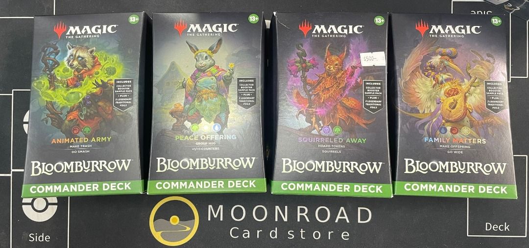MTG BloomBurrow Commander Decks Animated Army Peace Offering Family ...