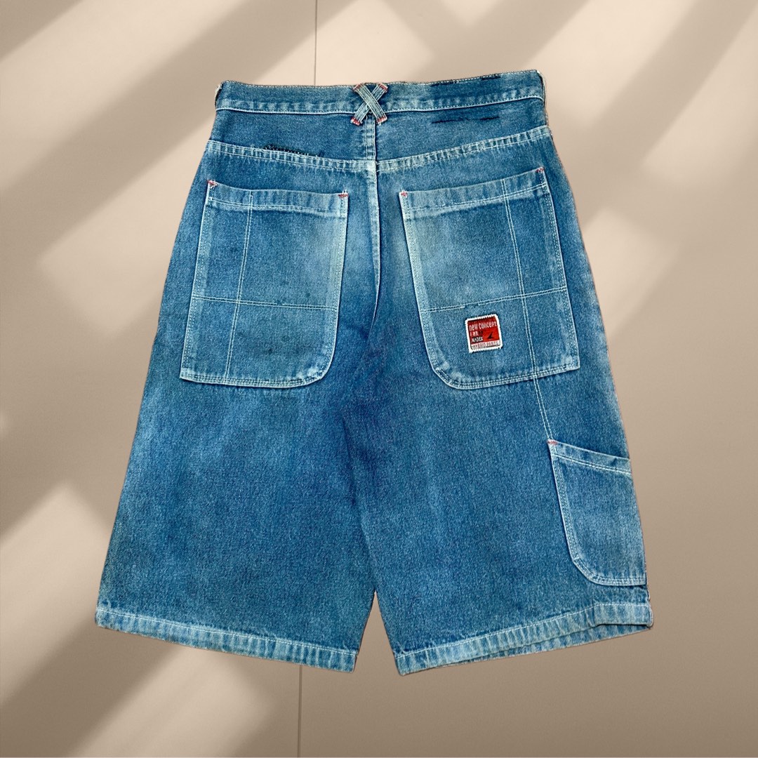 NADEX Big Pocket Long Jorts, Men's Fashion, Bottoms, Jeans on Carousell