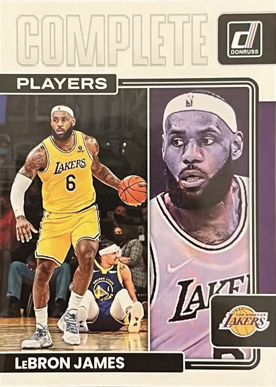 NBA CARDS | LeBron James | Complete Players '23, Hobbies & Toys, Toys ...