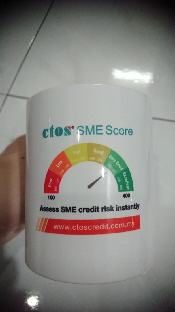 New CTOS SME Score Meter Exclusive Premium Mug, Furniture & Home Living, Kitchenware & Tableware ...