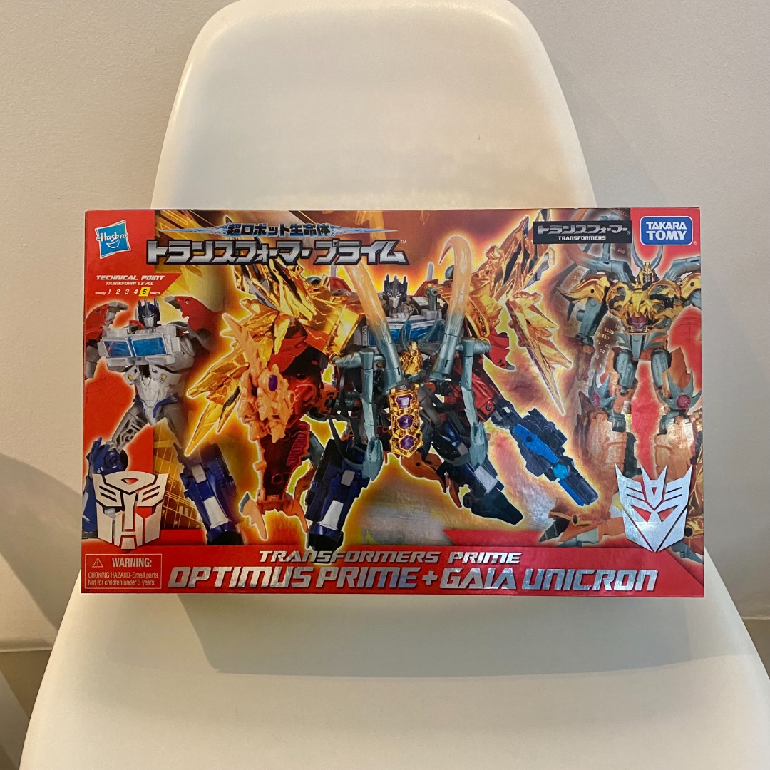 Optimus Prime + Gaia Unicron Transformers Adventures Prime Beast ...
