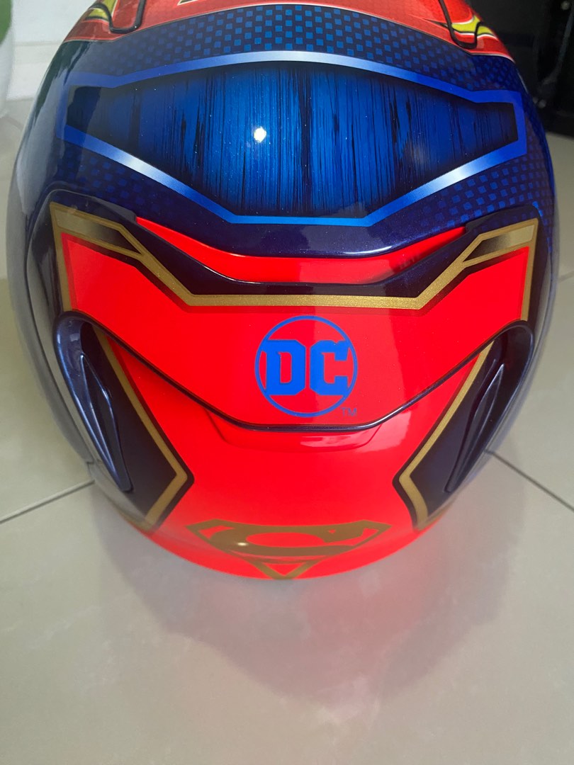 Original hjc DC Superman helmet, Auto Accessories on Carousell