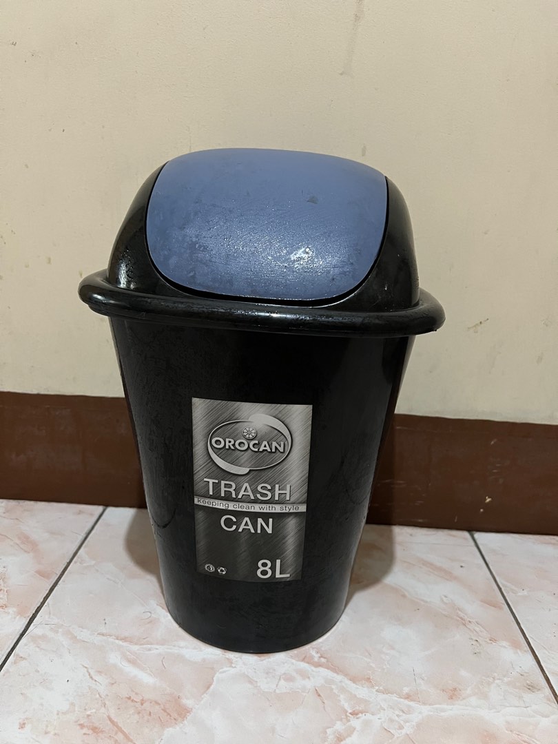 OROCAN TRASH BIN 8l, Furniture & Home Living, Cleaning & Homecare ...