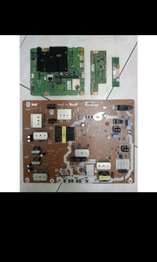 P-------C TH-55ES500K (( SCREEN ROSAK )) POWER BOARD & MAIN BOARD ...