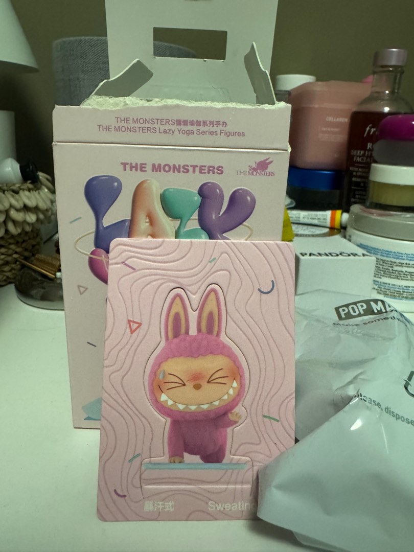 Labubu Lazy Yoga Series Sweating, Hobbies & Toys, Toys & Games on Carousell