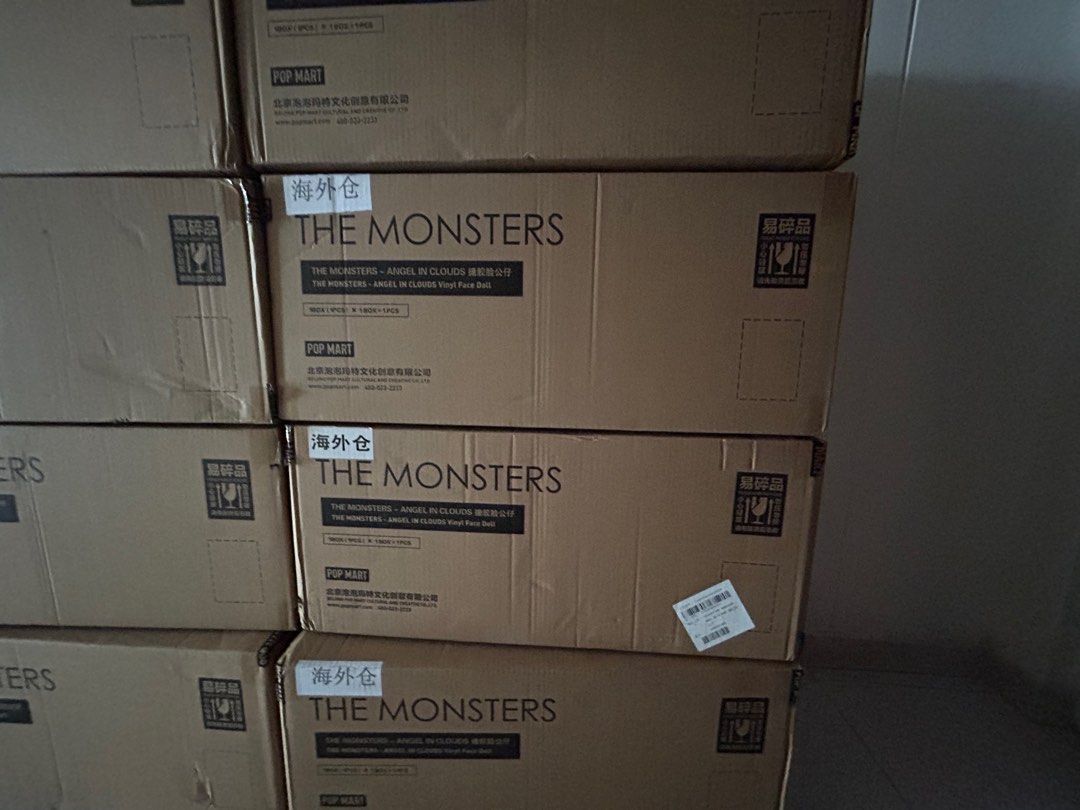 POPMART THE MONSTERS- ANGEL IN CLOUDS VINYL FACE DOLL labubu, Hobbies ...
