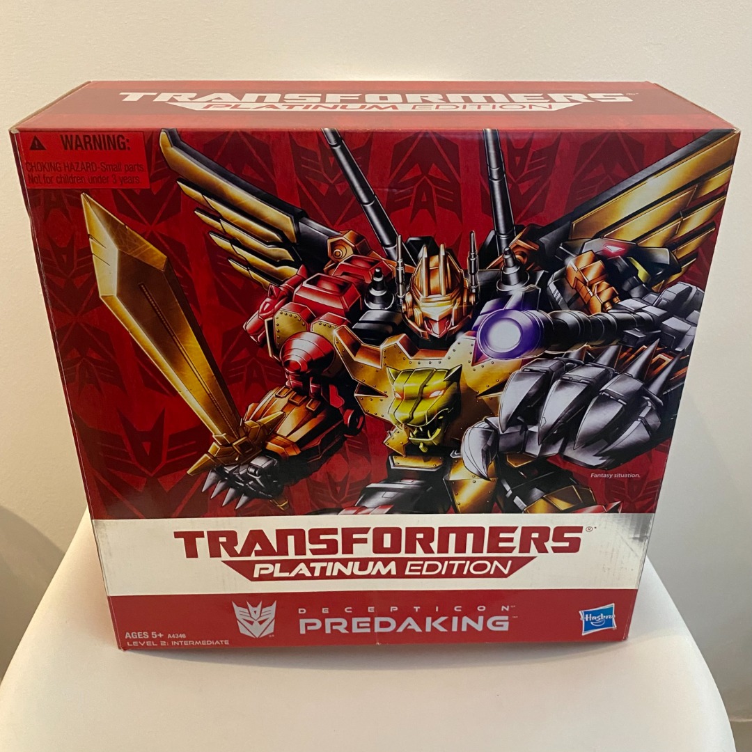 Predaking Platinum Edition Encore Transformers Combiner Hasbro G1 MISB ...