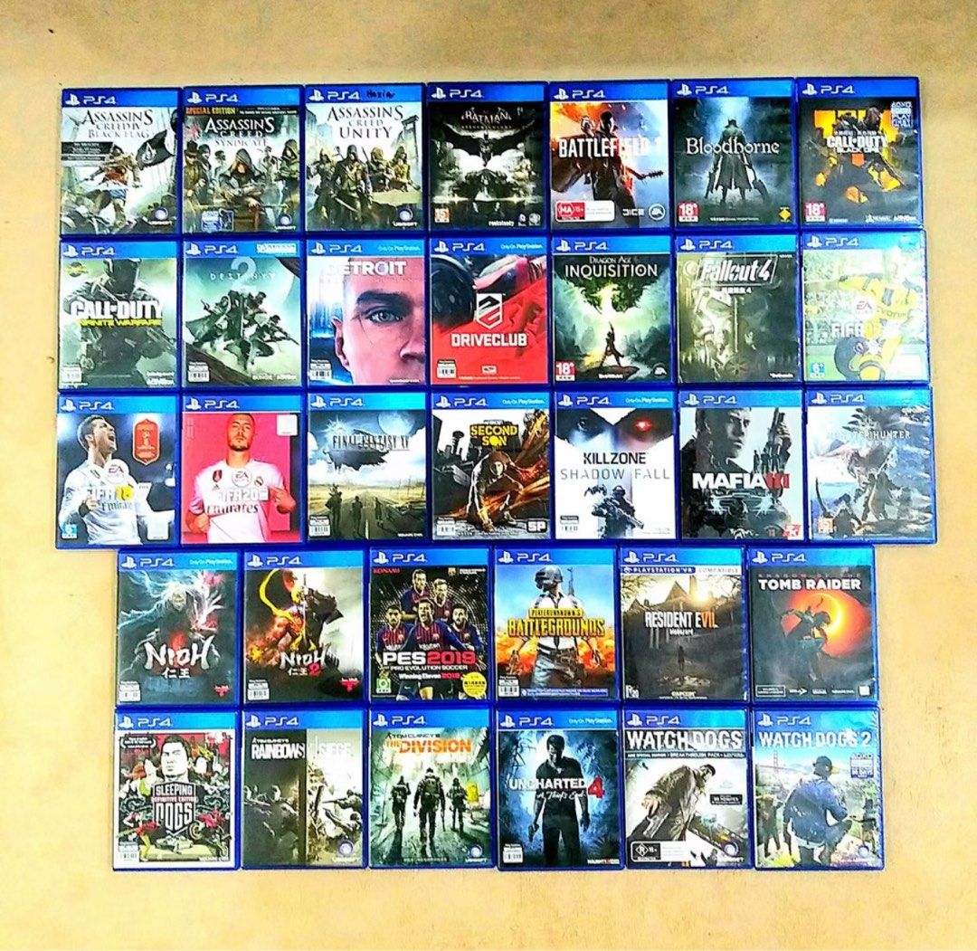 Ps4 used games limited stock rare games, Video Gaming, Video Games, PlayStation on Carousell