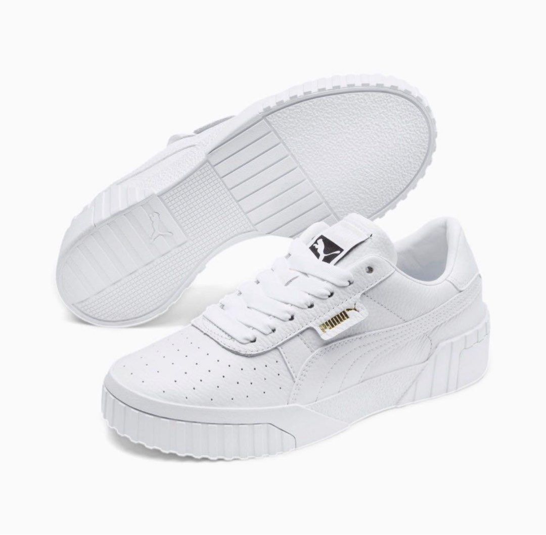 Puma Cali All White Women Sneakers, Women's Fashion, Footwear, Sneakers ...
