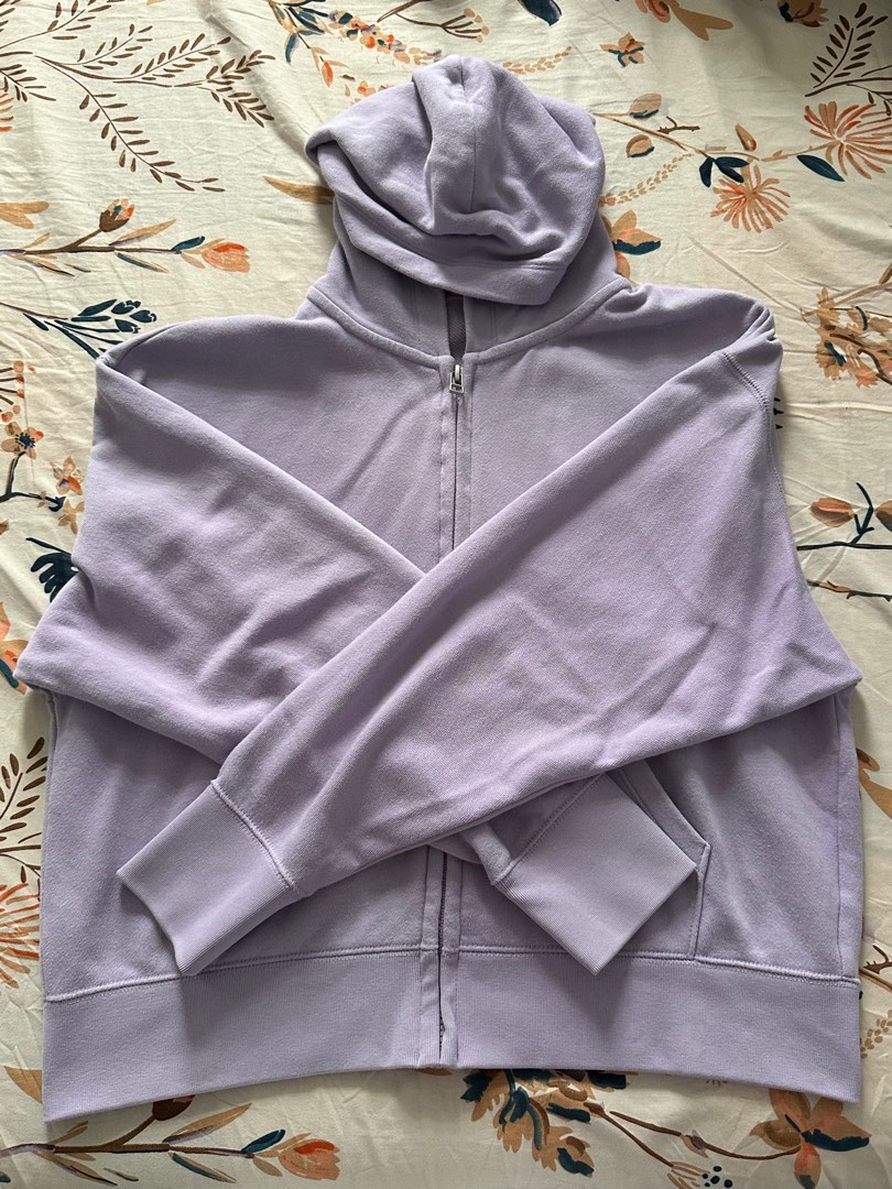 Purple Uniqlo Jacket, Women's Fashion, Coats, Jackets and Outerwear on ...