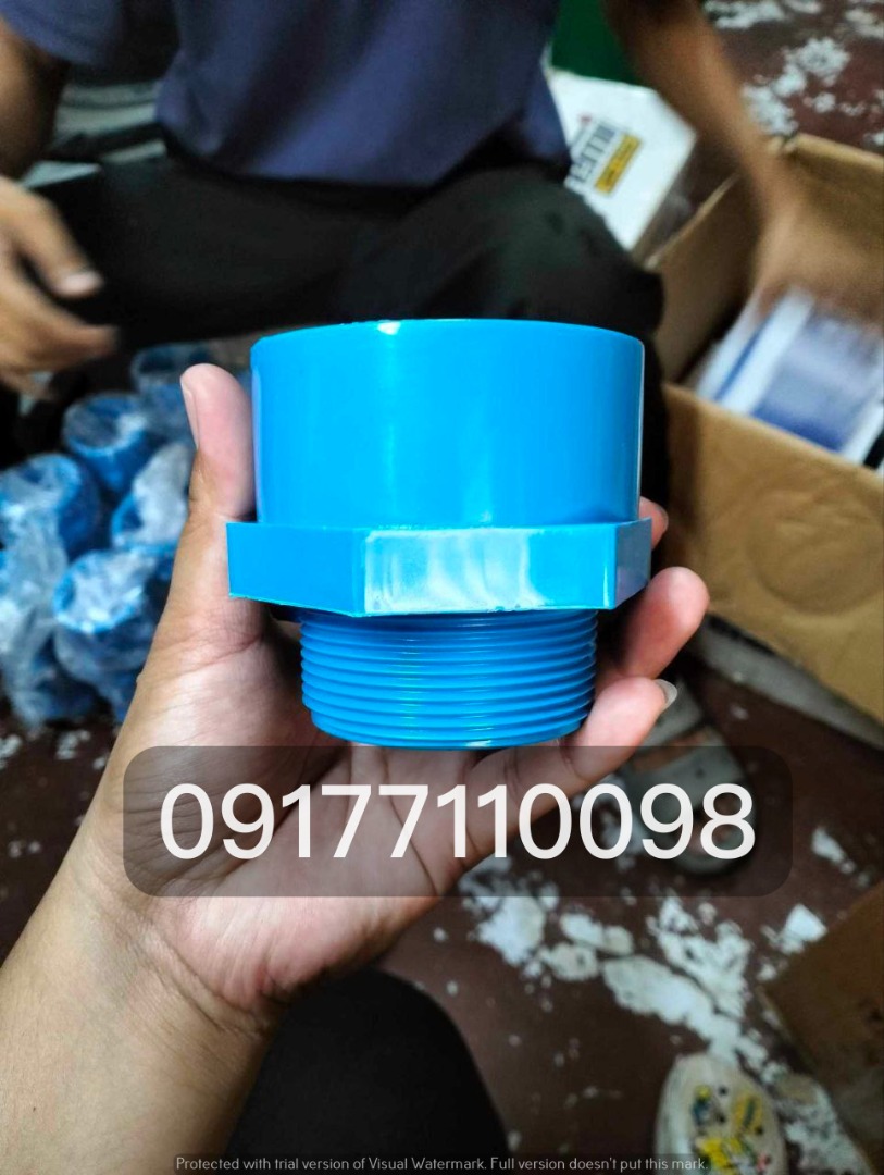 PVC Male Adapter blue, Commercial & Industrial, Construction Tools ...