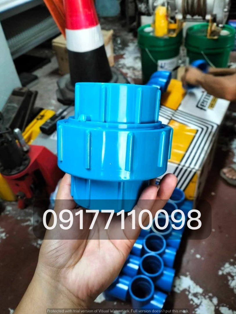 PVC Union Patente blue, Commercial & Industrial, Construction Tools ...