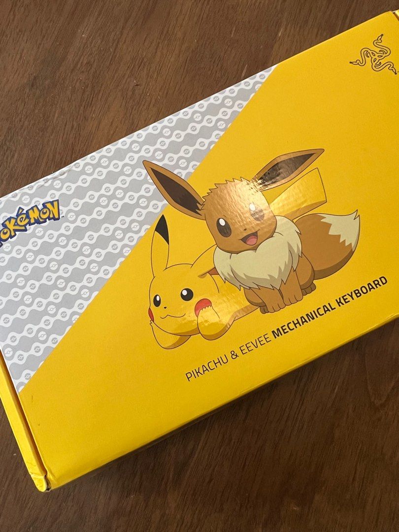 Razer Keyboard (Pikachu and Eevee Edition), Computers & Tech, Parts ...
