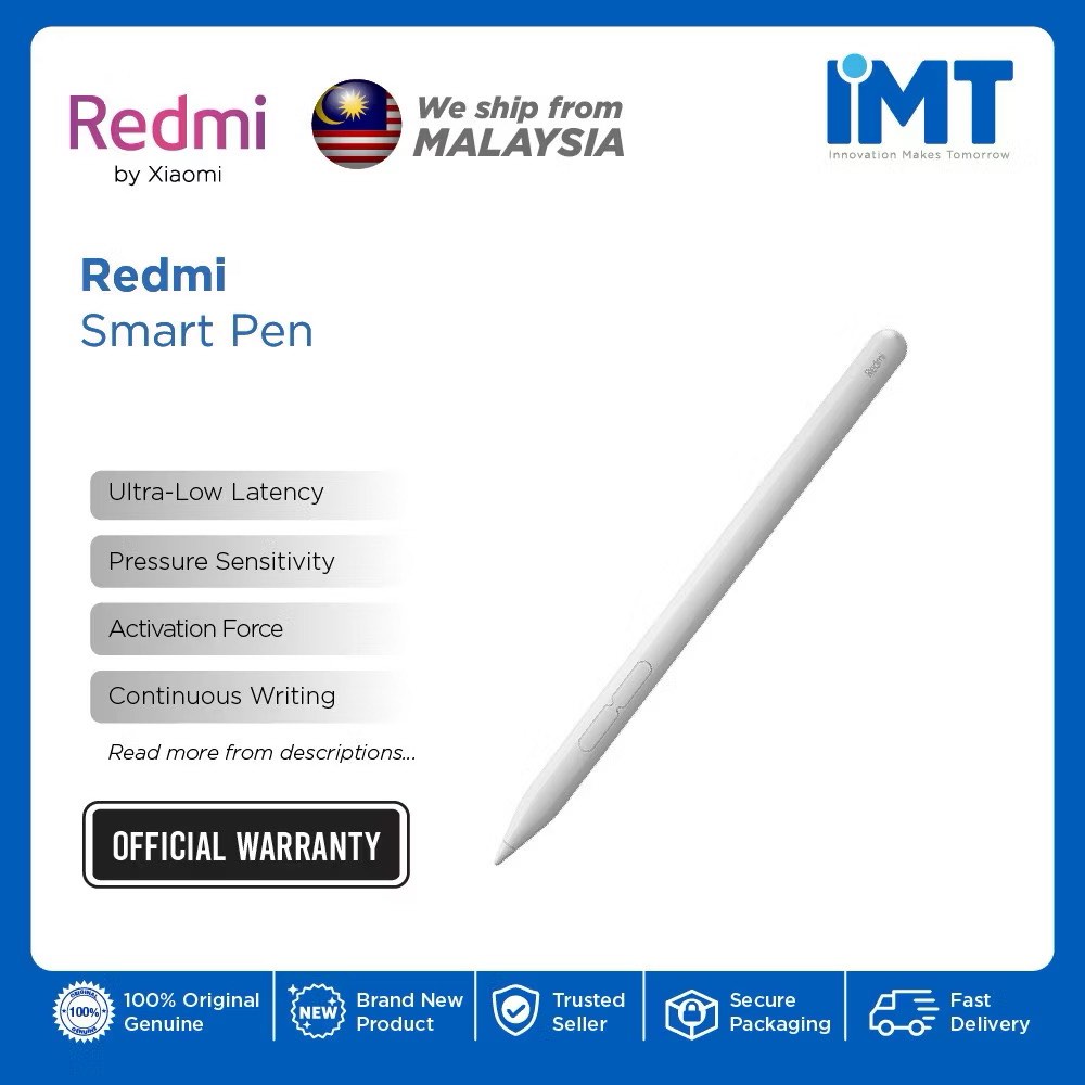 Redmi Smart Pen | Stylus for Redmi Pad Pro | 4096 Level Pressure ...