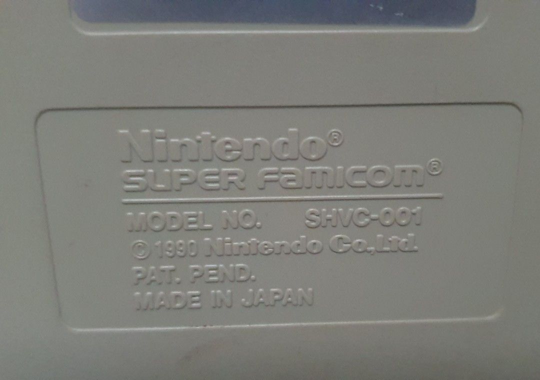 Retro TV Game Nintendo Super Famicom (SFC) Japan, Video Gaming, Video ...