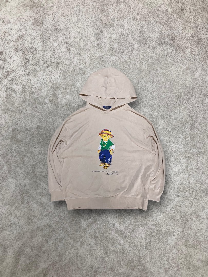 RL Polo Bear Hoodie, Men's Fashion, Tops & Sets, Hoodies on Carousell
