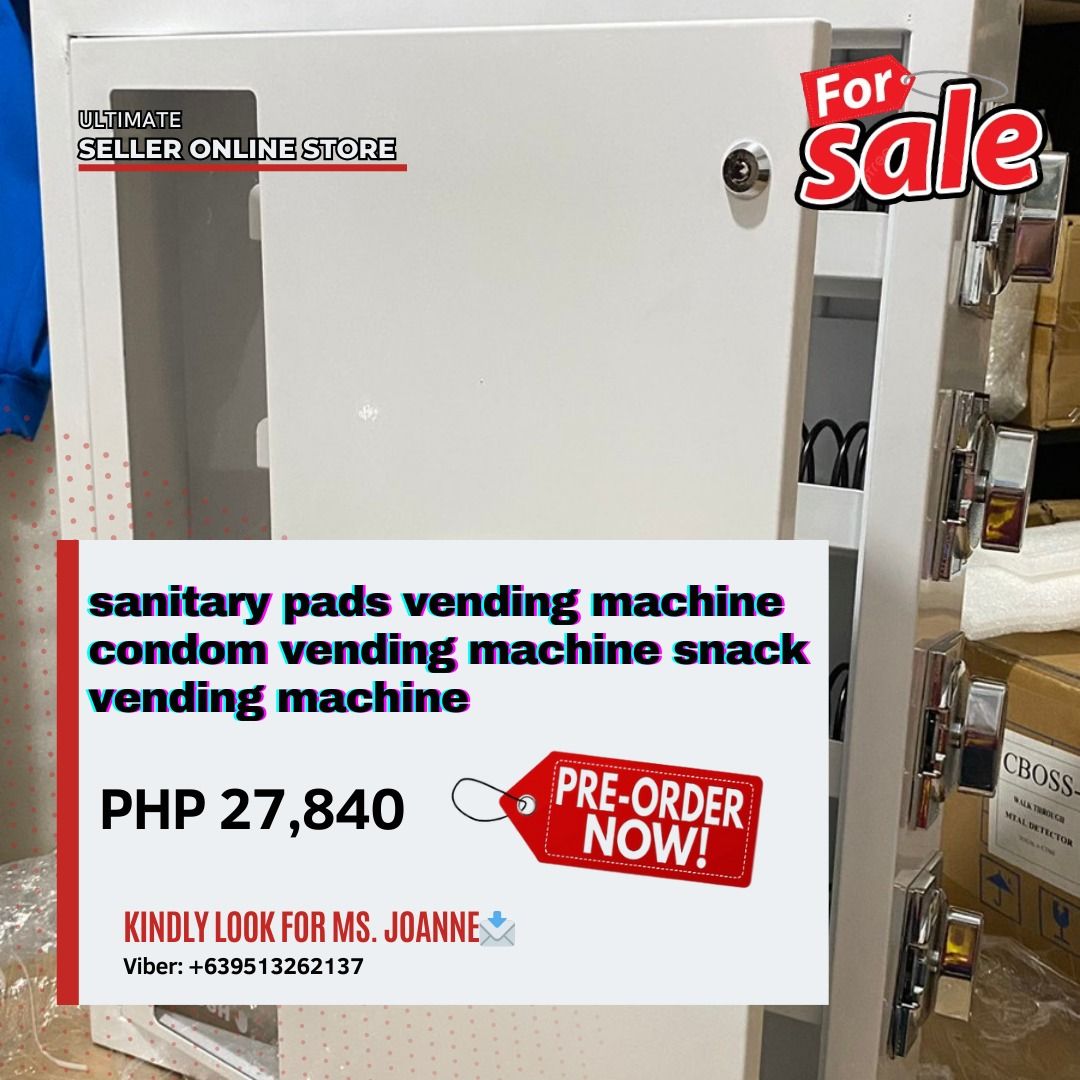 sanitary pads vending machine condom vending machine snack vending ...