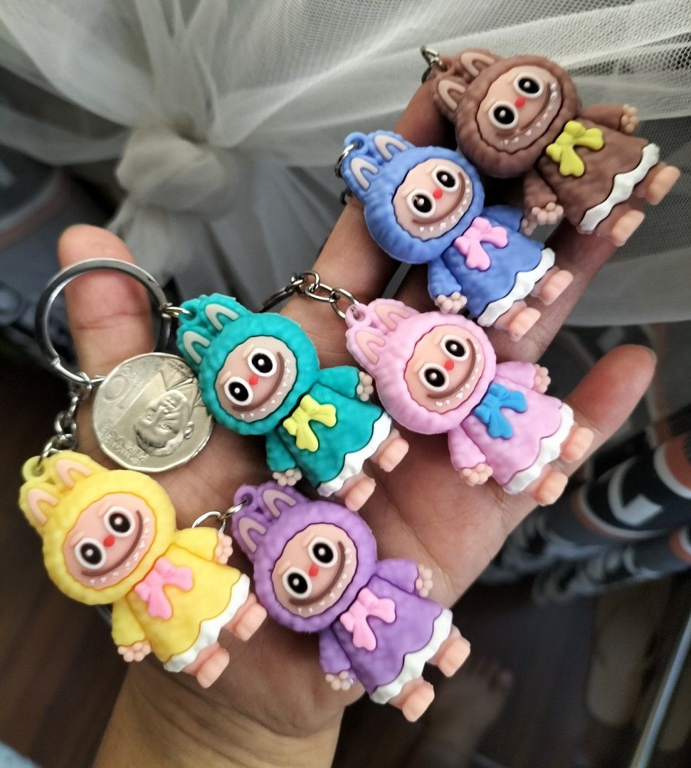 Set of Labubu Mini Keychains, Hobbies & Toys, Memorabilia ...