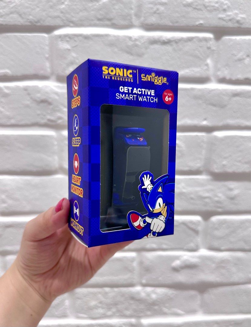 Smiggle Sonic the Hedgehog Smart Watch, Hobbies & Toys, Stationery ...