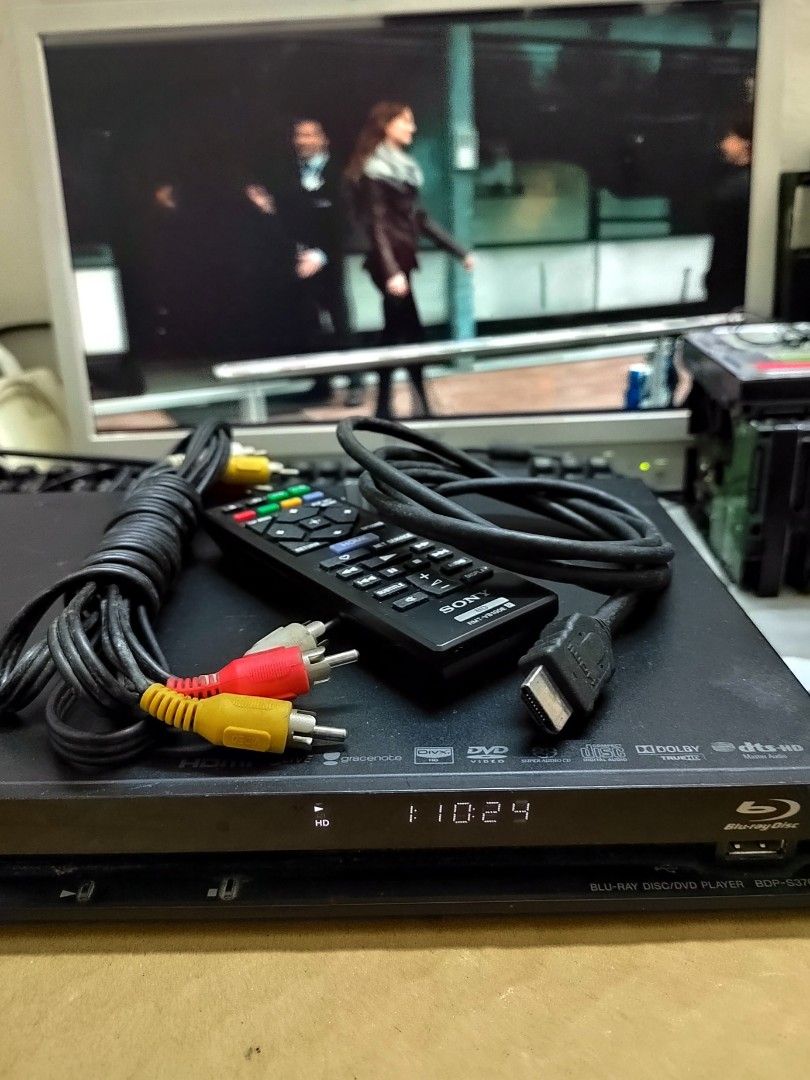 Sony BDP- S370 Bluray DVD VCD CD USB HDMI Player Remote control, TV & Home Appliances, TV ...