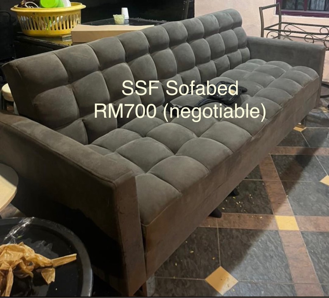 SSF sofabed (price negotiable), Furniture & Home Living, Furniture ...