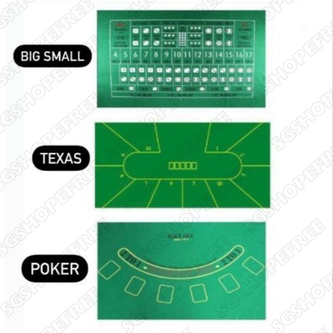 Texas Poker Non-Woven Tablecloth Texas Big Small Blackjack Tablecloth ...