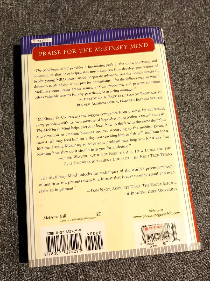 The McKinsey Mind Understanding Implementing Problem Solving Tools ...