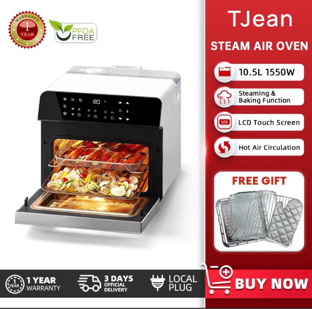 TJean Multifunctional Household Visual Steam Oven 10.5L, TV & Home ...