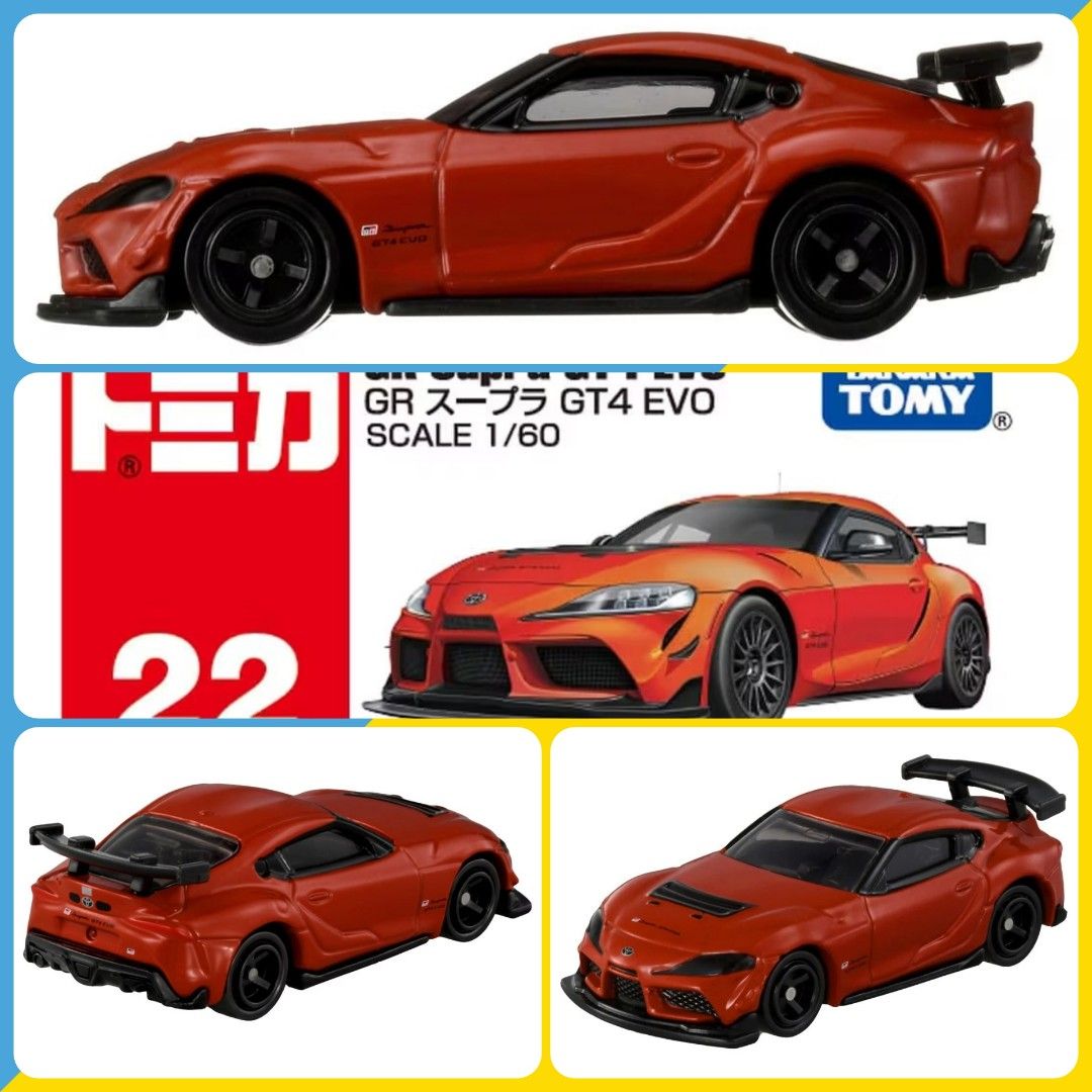 TOMICA NO. 22 Toyota GR Supra GT4 Evo, Babies & Kids, Infant Playtime on Carousell