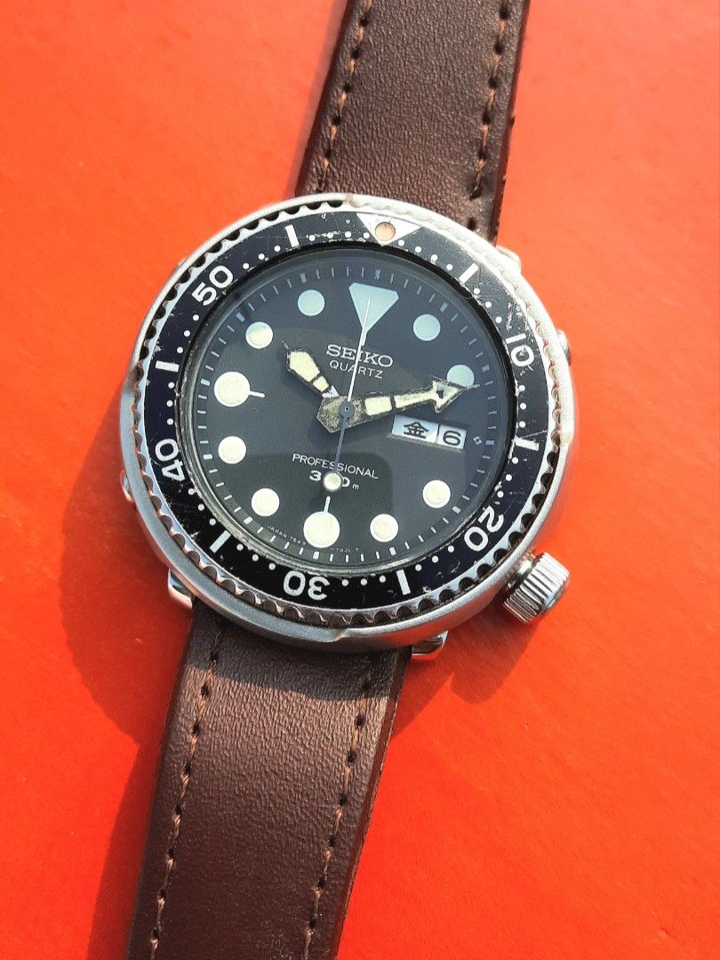 47mm vintage diver seiko tuna cal. 7549 - 7010 from 1979, Fesyen Pria ...