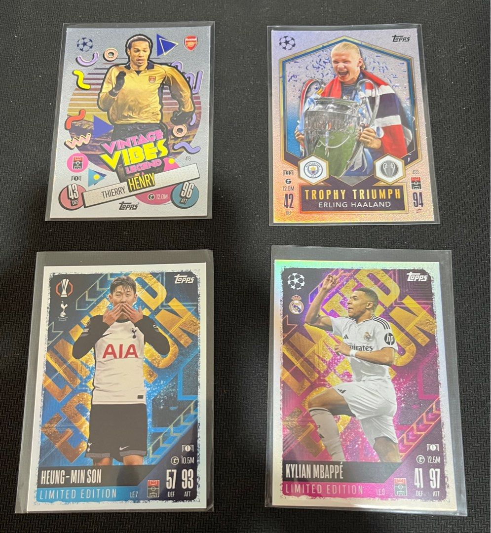 Vintage Vibe Trophy Triumph Limited Edition card - Thierry Henry ...
