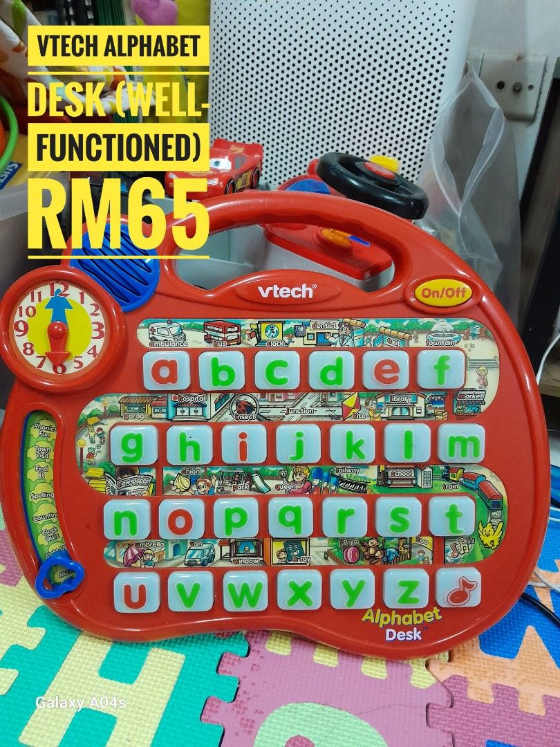 Vtech Alphabet Desk Phonics, Hobbies & Toys, Toys & Games on Carousell