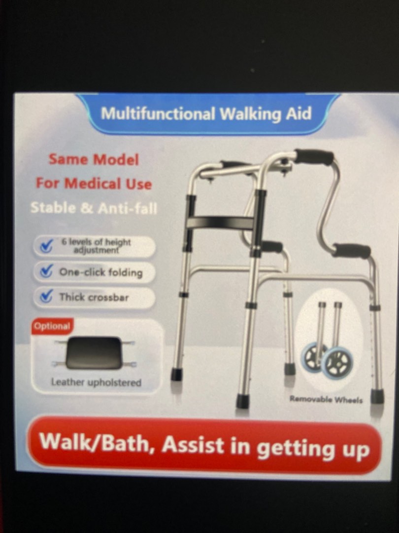 Walking Aid, Health & Nutrition, Braces, Support & Protection on Carousell