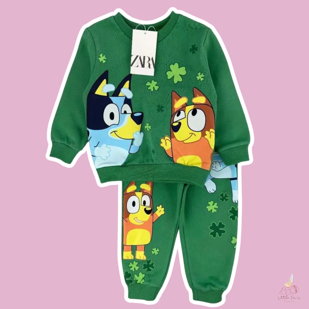 ZARA Kids Bluey Tracksuit, Babies & Kids, Babies & Kids Fashion on ...