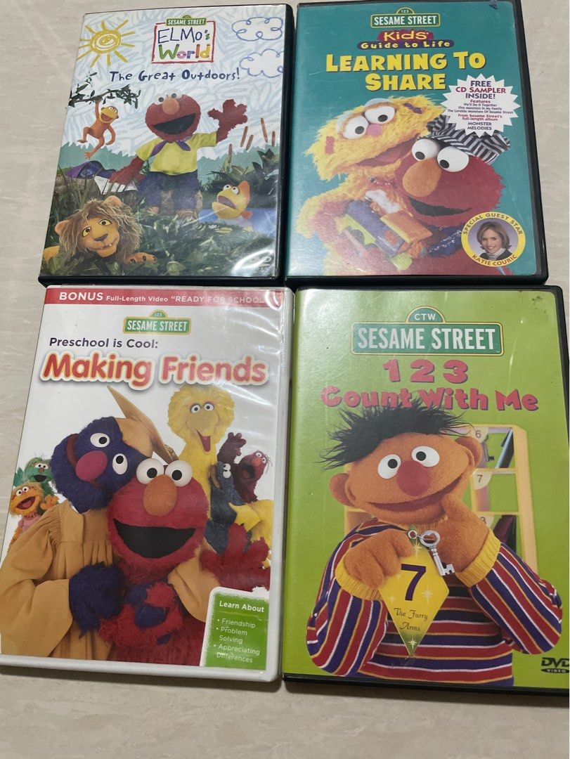 Sesame Street Dvd Lot