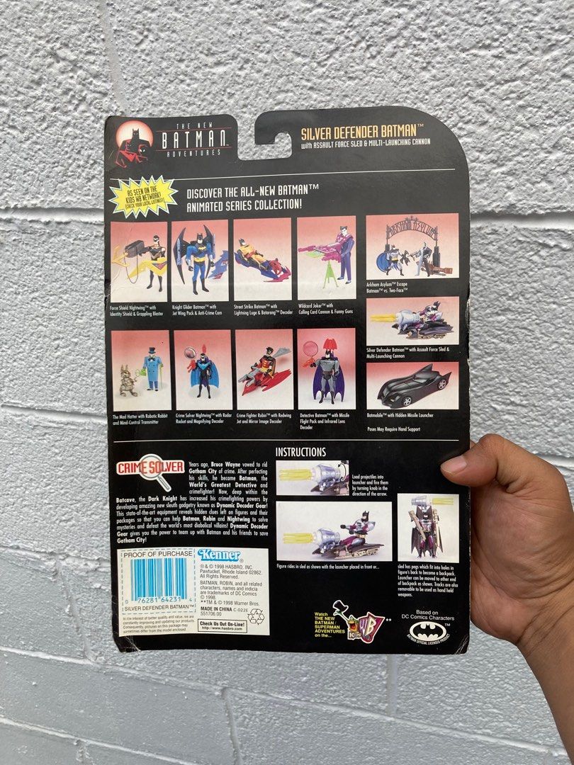 1998 Kenner Silver Defender - The New Batman Adventures Action Figure ...