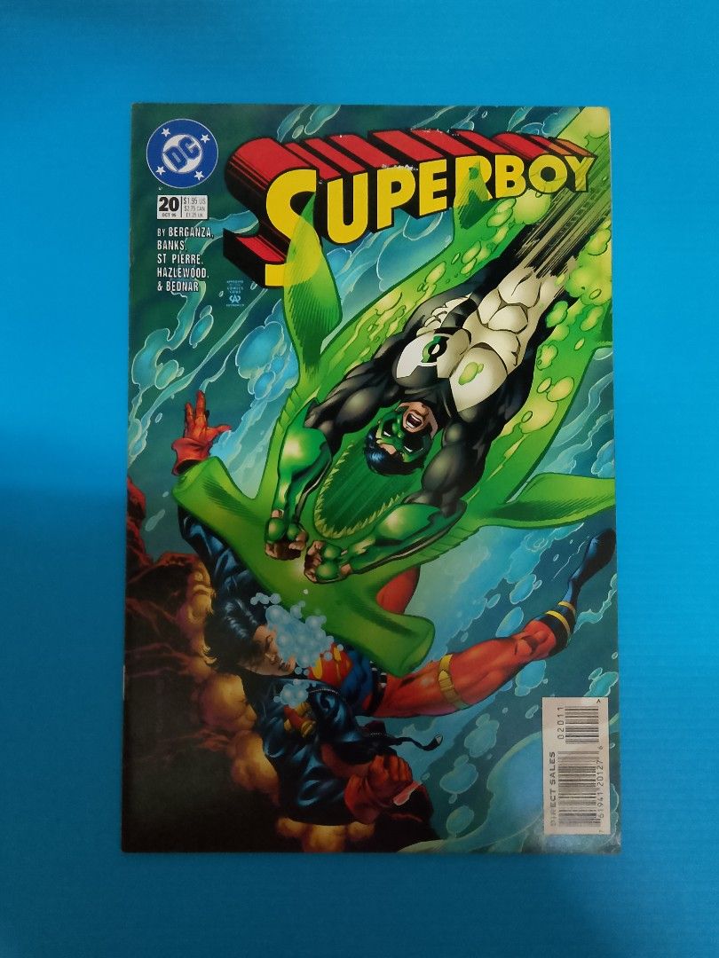 1st app of Black Manta's new form ! Superboy #20 ( Tom Grummett - Cover Art ) DC Comics, Hobbies ...