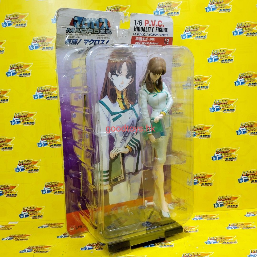 中古已開封 欠卡 ARII 1/6 PVC MACROSS 超時空要塞 QUALITY FIGURE NO.12 MISA HAYASE ...