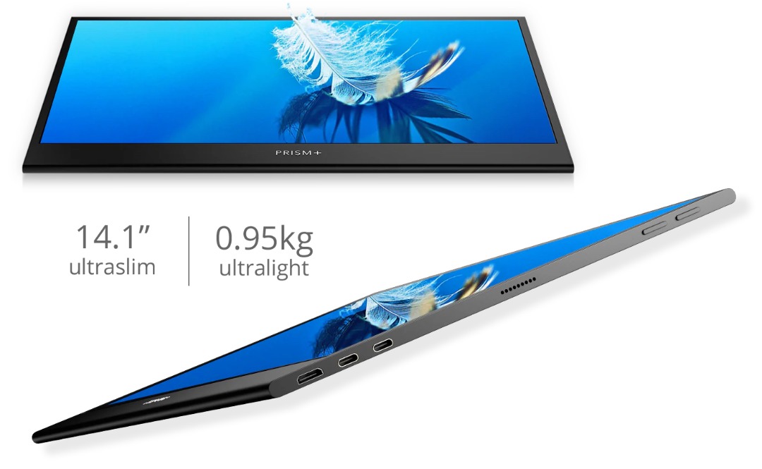 4K External Monitor at 60Hz. Long Battery Life and Connect via HDMI ...