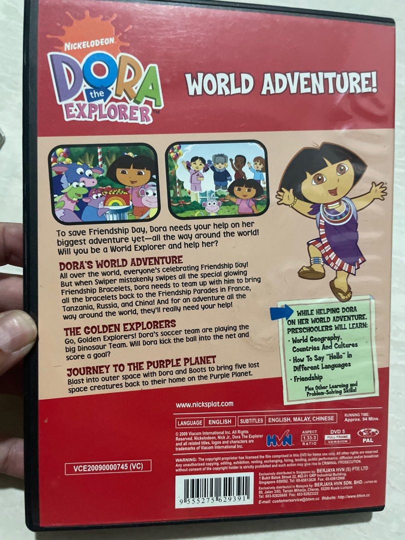 ($10 for 3) Dora the explorer DVD 10th fantastic year edition / World adventure / Dora saves the ...