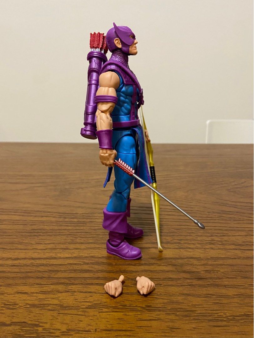 6” Marvel Legends Avengers HawkEye Archer Hawk Eye Avenger West Coast ...