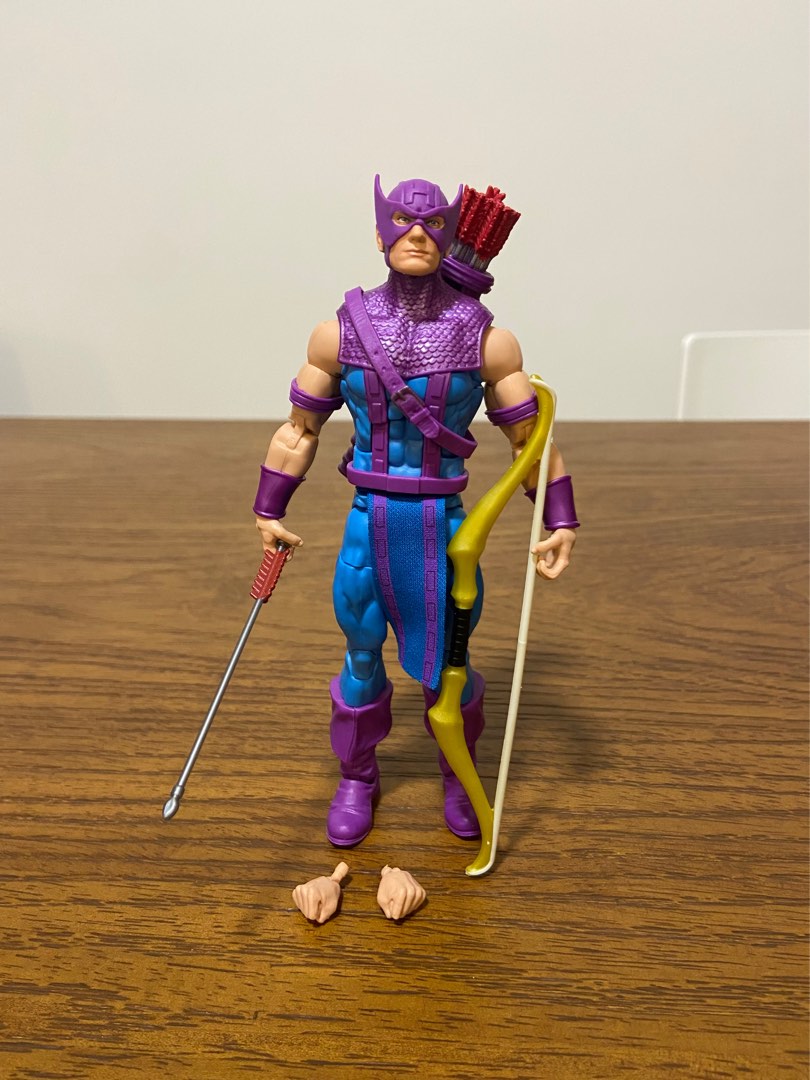 6” Marvel Legends Avengers HawkEye Archer Hawk Eye Avenger West Coast ...