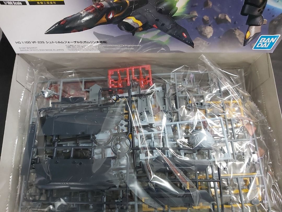 全新 萬代 Bandai 5067202 - HG 1/100 超時空要塞 VF-22S Sturmvogel II Gamlin Kizaki Use 拼裝模型 [B-5067202 ...