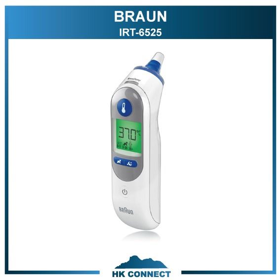 ＊限時優惠＊ Braun 百靈 IRT-6525 電子耳溫計 (LED探頭燈/夜光燈顯示屏/發燒顏色顯示) IRT6525 IRT-6520 ...