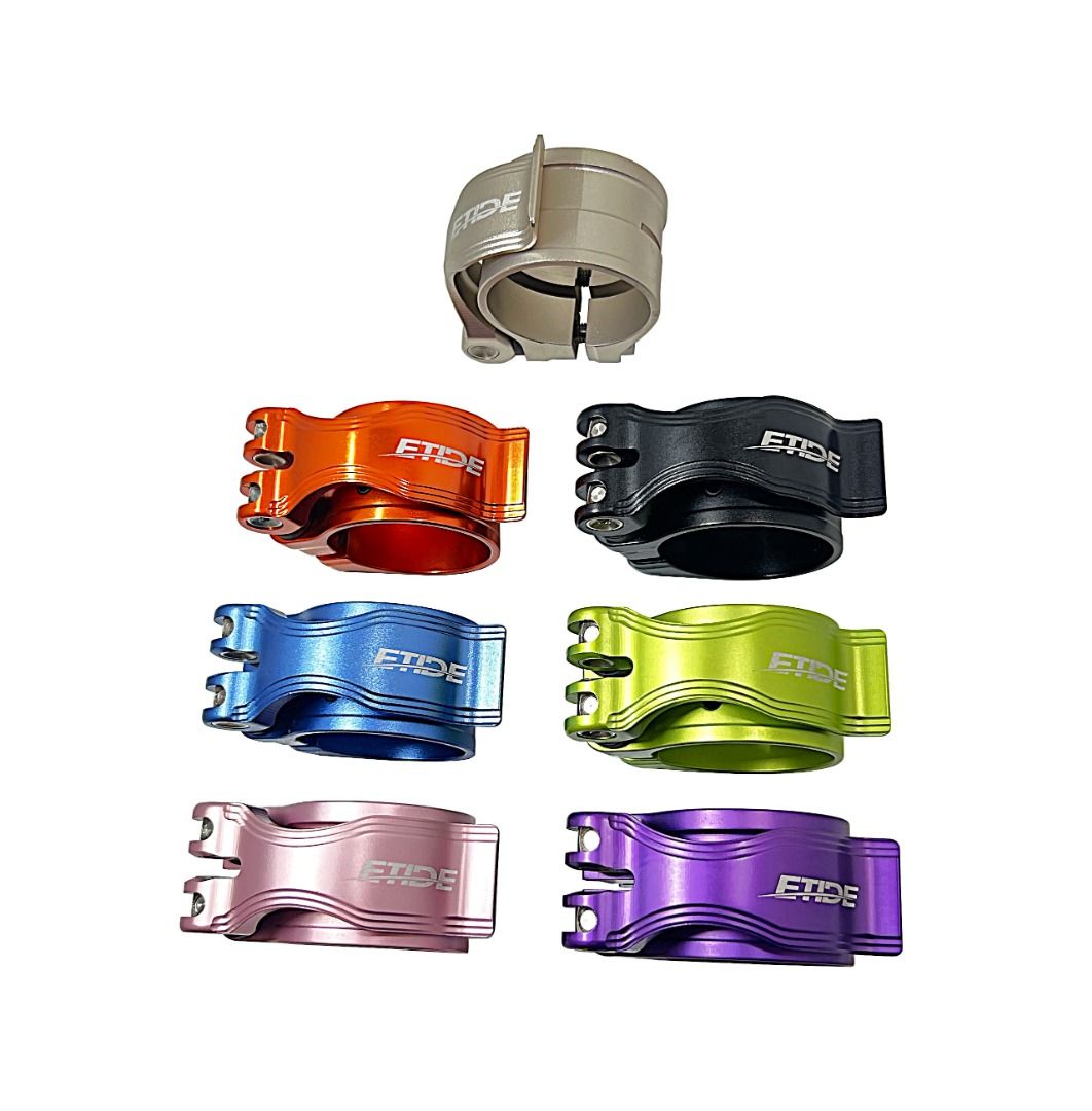 全新原廠盒裝 ETIDE 雙鈦軸 快拆座管束 - 7色 ( Birdy / 小徑折疊車 ), 體育器材, 自行車及配件, 單車在旋轉拍賣